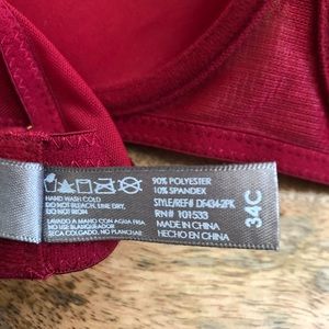 Daisy Fuentes | Intimates & Sleepwear | Daisy Fuenetes Red 34c Bra ...